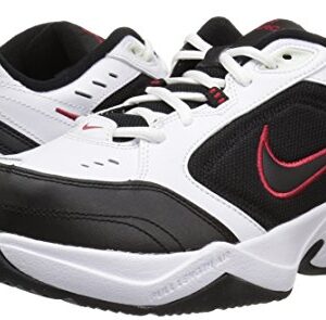 Nike Men's Air Monarch IV Cross Trainer, White/Black, 9.5 Regular US