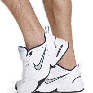 Nike Men's Air Monarch IV Cross Trainer, White/Black, 9.5 Regular US