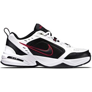 Nike Men's Air Monarch IV Cross Trainer, White/Black, 9.5 Regular US