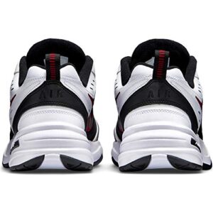 Nike Men's Air Monarch IV Cross Trainer, White/Black, 9.5 Regular US