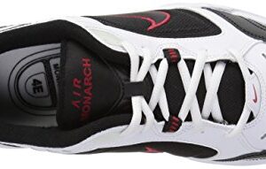 Nike Men's Air Monarch IV Cross Trainer, White/Black, 9.5 Regular US