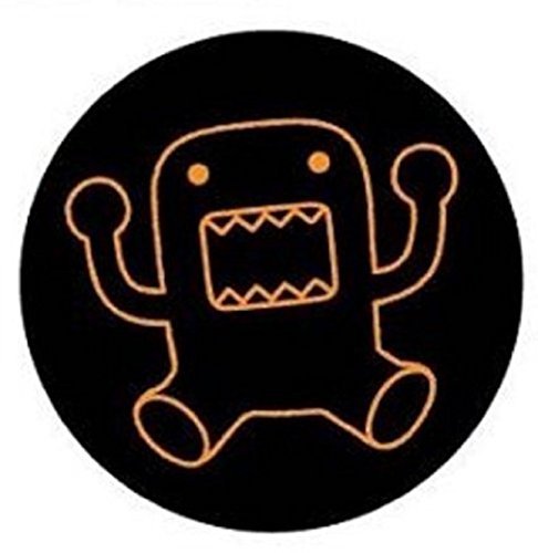 Domo-Kun Orange Outline Button DB4290