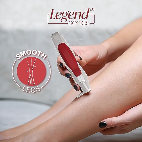 Epilady Hair Removal Epilator for Women | Rechargeable Hair Remover for Women | Legend 4 Electric Shaver for Women, Hair Removal Device | Bikini Trimmer w/ Pouch | Cord/Cordless, 2 Speeds