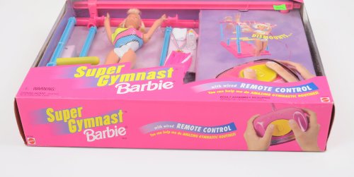 Super Gymnast Barbie Doll with Wired Remote Control 1999 From Mattel