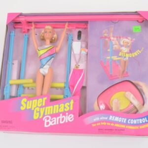 Super Gymnast Barbie Doll with Wired Remote Control 1999 From Mattel