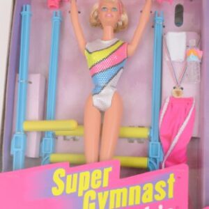 Super Gymnast Barbie Doll with Wired Remote Control 1999 From Mattel