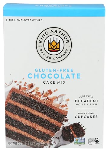 King Arthur Flour Cake Mix, Gluten Free Chocolate, 22 oz