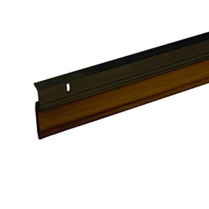 frost king a82/36br extra wide heavy duty alum/vinyl door sweep, 2-3/8in wide x 36in long, bronze