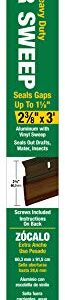 Frost King A82/36BR Extra Wide Heavy Duty Alum/Vinyl Door Sweep, 2-3/8In Wide x 36In Long, Bronze