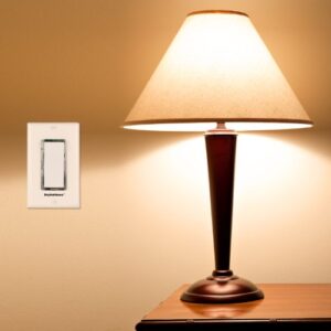 SK-8 Wireless DIY 3-Way On Off Anywhere Lighting Home Control Wall Switch Set - No neutral wire required