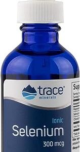 Trace Minerals | Liquid Ionic Selenium 300 mcg Dietary Supplement | Antioxidant, Supports Immunity, Thyroid Health | Vegan, Gluten Free, Non-GMO | 2 fl oz (1 pack), 48 servings