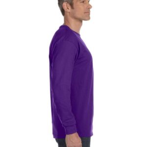 Gildan 5.3 oz. Heavy Cotton Long-Sleeve T-Shirt - Purple - XL