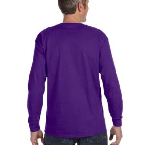 Gildan 5.3 oz. Heavy Cotton Long-Sleeve T-Shirt - Purple - XL