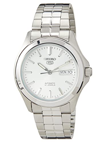 Seiko Men's SNKK87 Two Tone Stainless Steel Analog with White Dial Watch