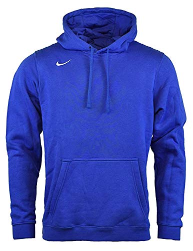 Nike Men's Pullover Fleece Club Hoodie (Large, Royal)