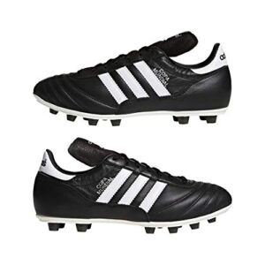 adidas mens Copa Mundial Soccer Shoe, Black/White/Black, 10.5 Women 9.5 Men US