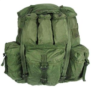 usgi military large olive drab alice pack w/ straps / frame / pad