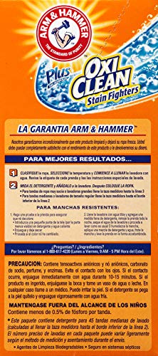 Arm & Hammer Plus OxiClean Powder Laundry Detergent, Fresh Scent, 45 Loads