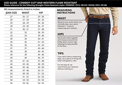 Wrangler Riggs Workwear mens Fr Flame Resistant Relaxed Fit jeans, Medium Fade, 34W x 32L US