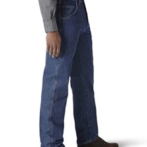 Wrangler Riggs Workwear mens Fr Flame Resistant Relaxed Fit jeans, Medium Fade, 34W x 32L US