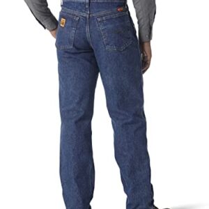 Wrangler Riggs Workwear mens Fr Flame Resistant Relaxed Fit jeans, Medium Fade, 34W x 32L US