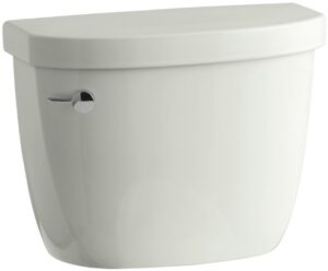 kohler k-4421-u-ny cimarron 1.28 gpf class five toilet tank with insuliner tank liner, dune