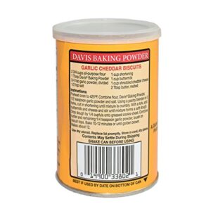 Davis Double Acting Baking Powder, 8.1 Ounce