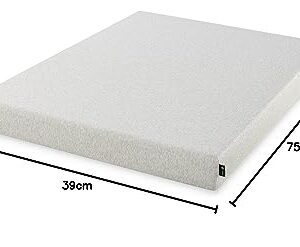 ZINUS 6 Inch Ultima Memory Foam Mattress / Pressure Relieving / CertiPUR-US Certified / Mattress-in-a-Box, Twin , Brown