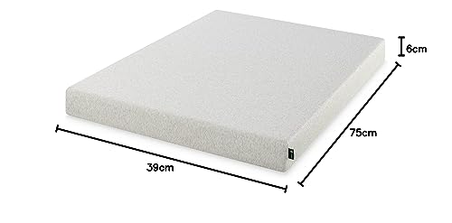 ZINUS 6 Inch Ultima Memory Foam Mattress / Pressure Relieving / CertiPUR-US Certified / Mattress-in-a-Box, Twin , Brown