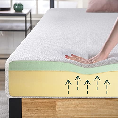 ZINUS 6 Inch Ultima Memory Foam Mattress / Pressure Relieving / CertiPUR-US Certified / Mattress-in-a-Box, Twin , Brown