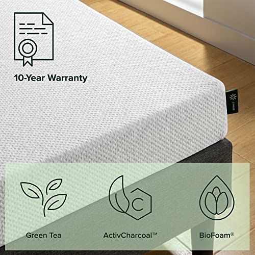 ZINUS 6 Inch Ultima Memory Foam Mattress / Pressure Relieving / CertiPUR-US Certified / Mattress-in-a-Box, Twin , Brown