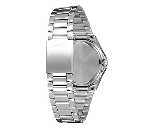 Casio MTP-1183A-1AEF Men's Watch Analogue Quartz Stainless Steel, Silver/Black, Bracelet