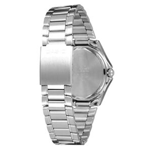 Casio MTP-1183A-1AEF Men's Watch Analogue Quartz Stainless Steel, Silver/Black, Bracelet