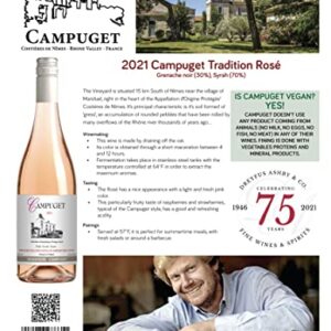 Chateau De Campuget Rose, Wine, 750 mL Bottle