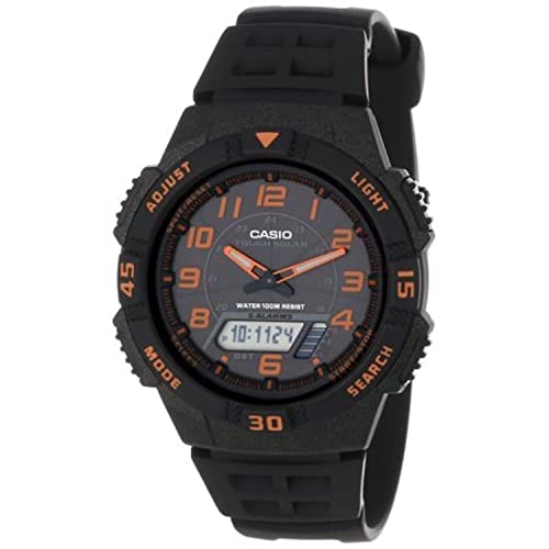 Casio Men's AQS800W-1B2VCF "Slim" Solar Multi-Function Ana-Digi Sport Watch