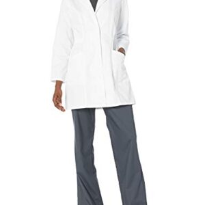 Dickies EDS Professional Women Scrubs Lab Coats 34" 84402, S, White