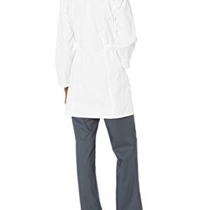 Dickies EDS Professional Women Scrubs Lab Coats 34" 84402, S, White