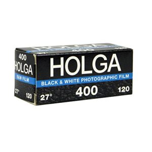 holga 400 iso black & white photographic film, 120 size