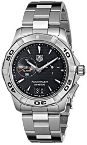 tag heuer men's wap111z.ba0831 aquaracer black dial watch