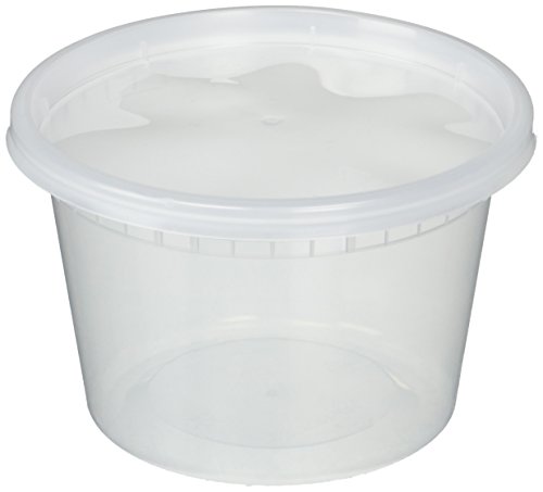 Deli Food Storage Containers with Lids, 16 Ounce (48 Count)