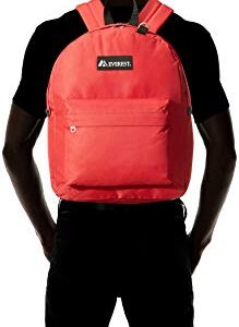 Everest Luggage Classic Backpack, Red, Large