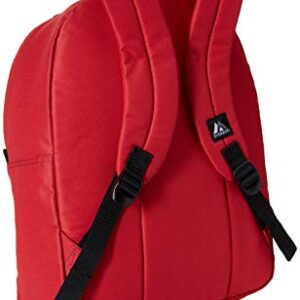 Everest Luggage Classic Backpack, Red, Large