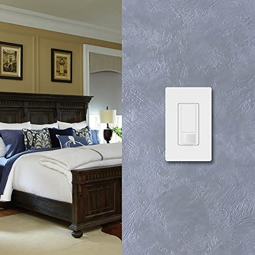 Lutron Maestro Vacancy-Only Sensor Switch | 2 Amp, Single Pole | MS-VPS2-IV | Ivory