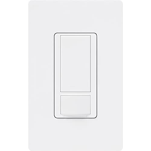 Lutron Maestro Vacancy-Only Sensor Switch | 5 Amp, Single-Pole/Multi-Location | MS-VPS5M-WH | White