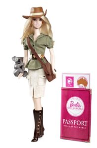 barbie collector dolls of the world australia doll