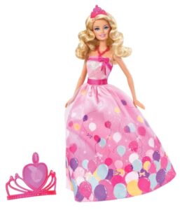 barbie birthday princess doll gift set