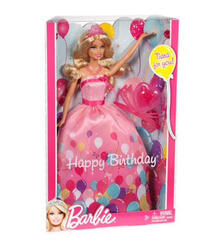 Barbie Birthday Princess Doll Gift Set