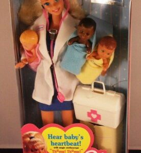 Dr. Barbie with Three Babies [1995]