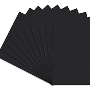 Crescent Colored Mat Board, 20 x 32 Inches, Smooth Black 921A, Pack of 10 - 405225