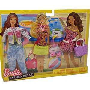 Barbie Fashionistas Day Looks Clothes - Bright Beach Outfits